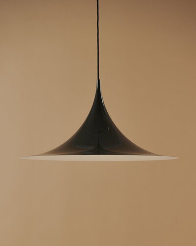 GUBI Semi pendant, 60 cm, dark cocoa, glossy | Finnish Design Shop