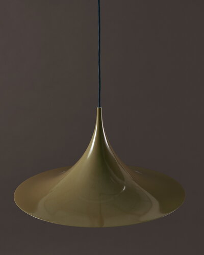 GUBI Semi pendant, 47 cm, fennel seed, glossy | Finnish Design Shop