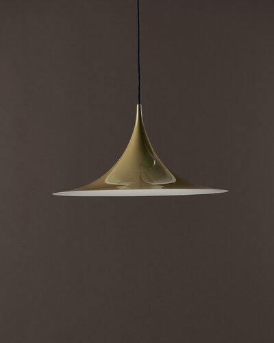 GUBI Semi pendant, 47 cm, fennel seed, glossy | Finnish Design Shop