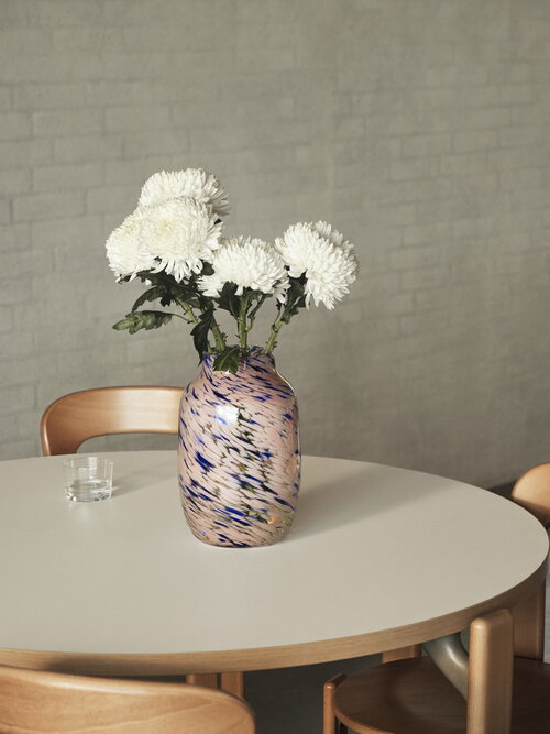 HAY Splash vase, 30 cm, light pink - blue | Finnish Design Shop