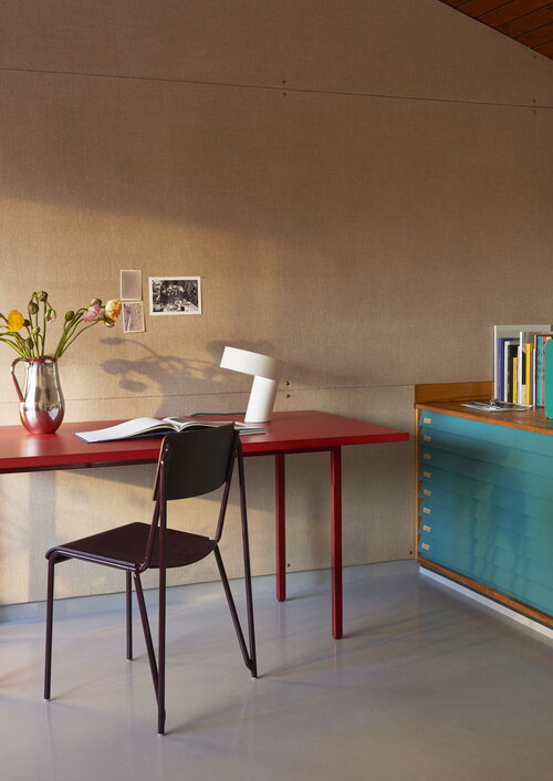 HAY Two-Colour table, 200 x 90 cm, maroon red - red | Finnish Design Shop