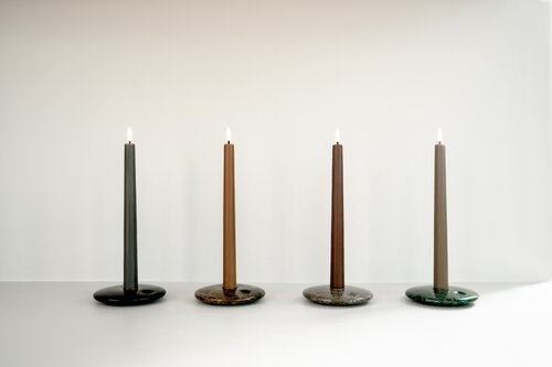 Uyuni Lighting LED taper candle, 25 cm, 2 pcs, sandstone | Finnish ...