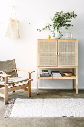 VM Carpet Duo Popcorn rug, white | Finnish Design Shop