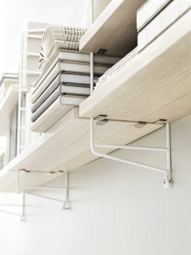 String Furniture String Pocket shelf, ash - white | Finnish Design Shop
