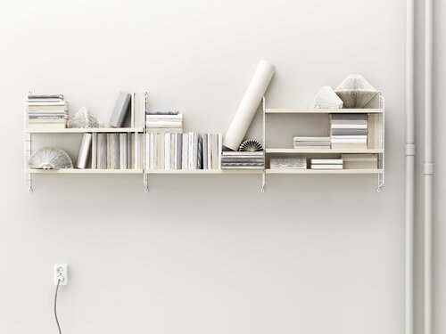 String Furniture String Pocket shelf, ash - white | Finnish Design Shop