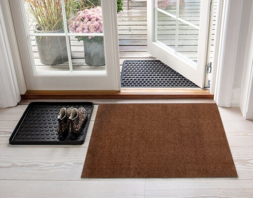 Tica Copenhagen Uni color rug, 60 x 90 cm, cognac | Finnish Design Shop