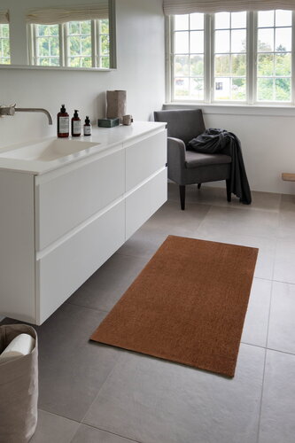 Tica Copenhagen Uni color rug, 67 x 120 cm, cognac | Finnish Design Shop