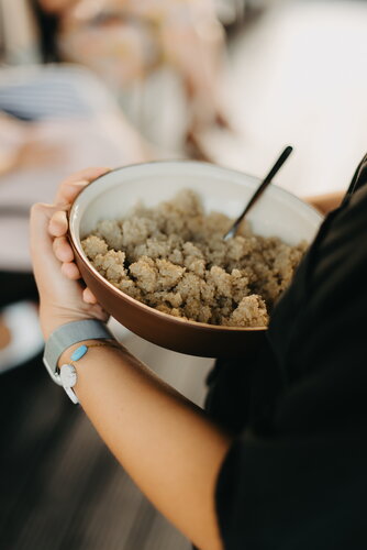 Vaidava Ceramics Earth Raw bowl, 2 L, brown - beige | Finnish Design Shop