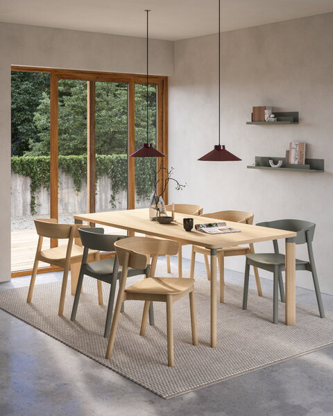 Mizetto Enfold armchair, ash | Finnish Design Shop