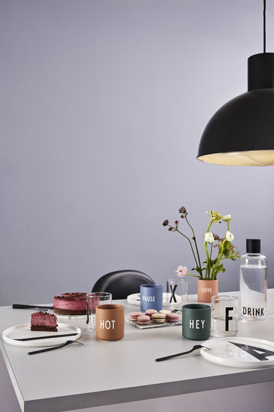 Design Letters Arne Jacobsen drinking glass, A-Z | Finnish Design Shop