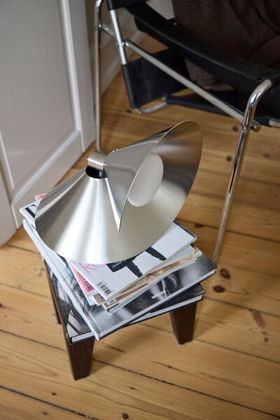 Frandsen Peel table lamp, brushed stainless steel | Finnish Design Shop