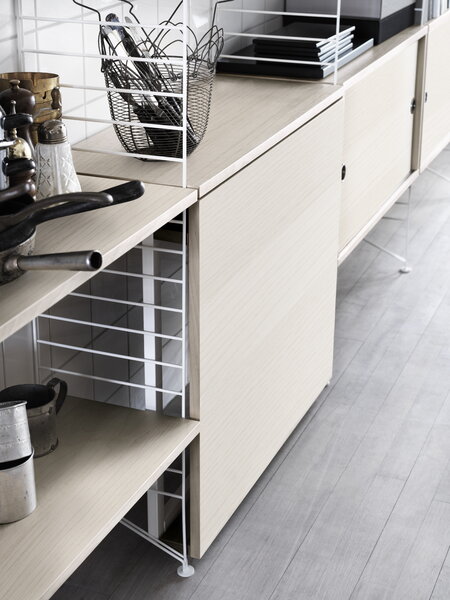 String Furniture String folding table, ash - white | Finnish Design Shop