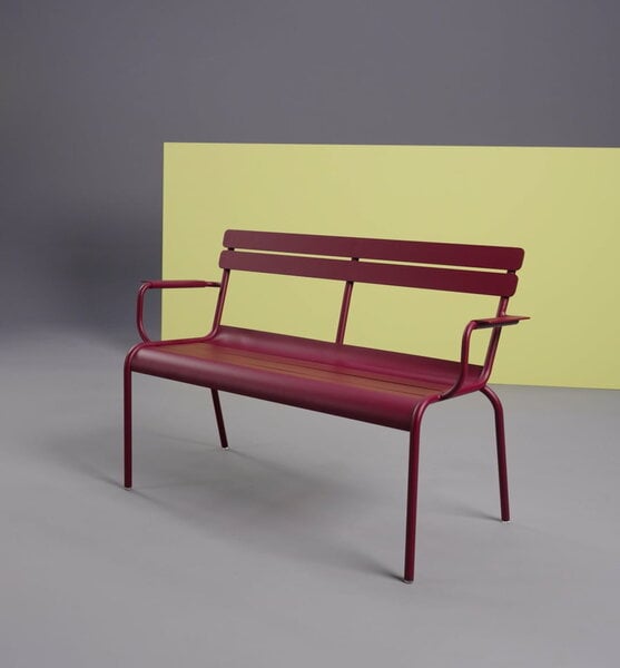 Fermob Luxembourg 2-seater bench, cedar green | Finnish Design Shop