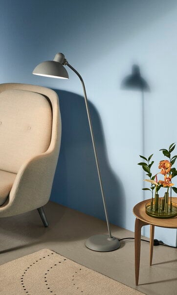 Fritz Hansen Kaiser Idell 6556-F floor lamp, easy grey | Finnish Design ...