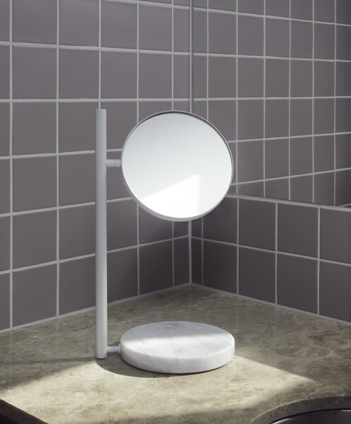 Normann Copenhagen Pose table mirror, white | Finnish Design Shop