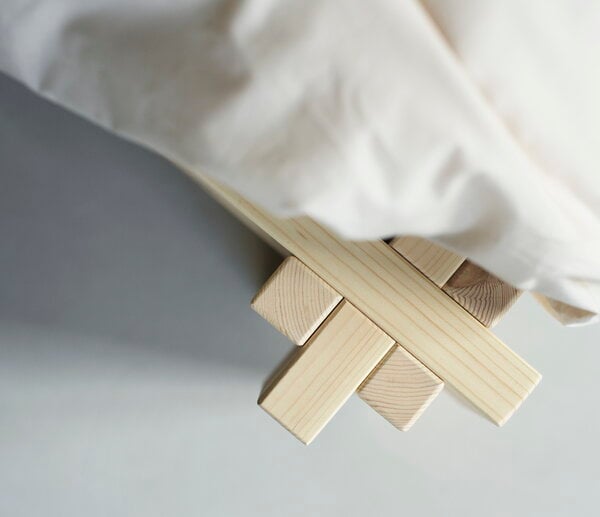 Normann Copenhagen Notch bed, 180 x 200 cm, UV-lacquered pine | Finnish ...
