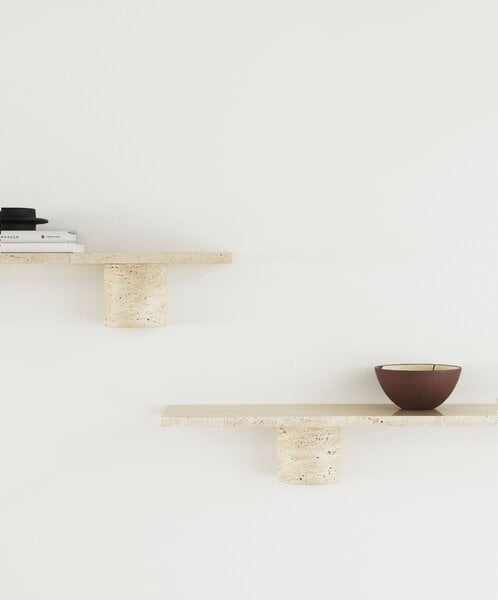 Normann Copenhagen Sten shelf, 120 cm, travertine | Finnish Design Shop