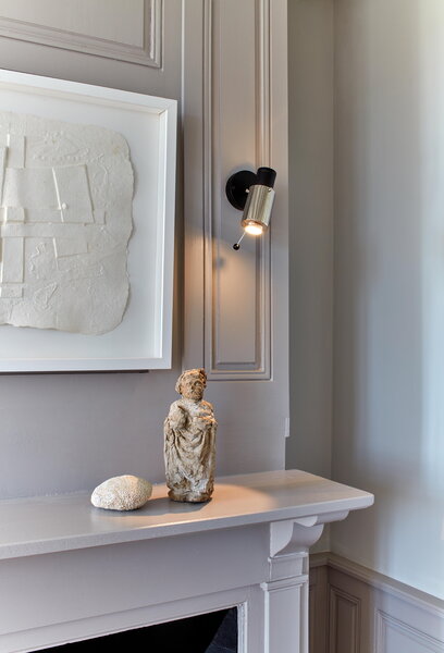 DCWéditions Biny Spot wall lamp with stick and switch, black - nickel ...