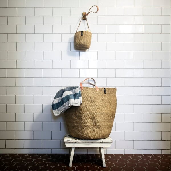 Mifuko Kiondo market basket, L, brown | Finnish Design Shop