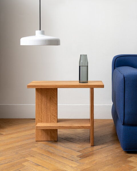 Nine Tee side table, rectangular, oiled oak | Finnish Design Shop