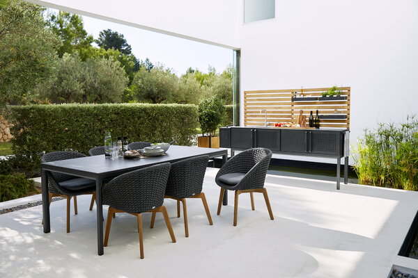 Cane-line Drop outdoor kitchen module with sink | Finnish Design Shop