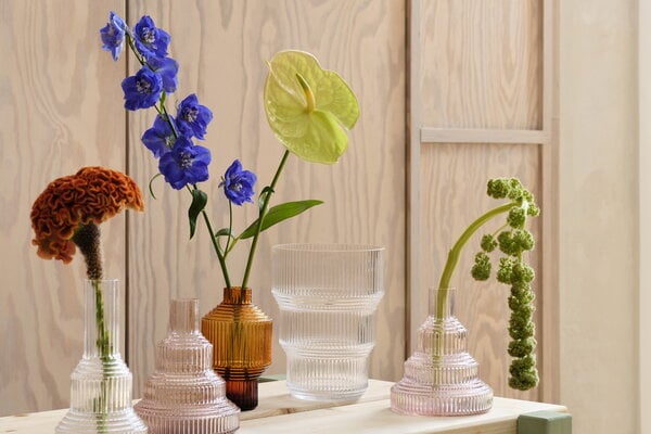 Kosta Boda Pavilion vase, 134 mm, dark amber | Finnish Design Shop