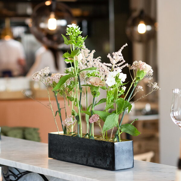 Klong Äng vase, rectangular, brass | Finnish Design Shop UK