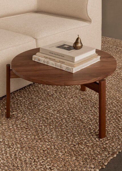 Audo Copenhagen Passage lounge table, 70 cm, walnut | Finnish Design Shop