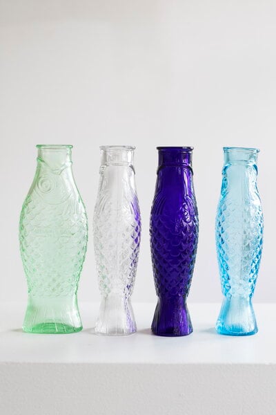 Serax Fish & Fish bottle, clear | Finnish Design Shop UK