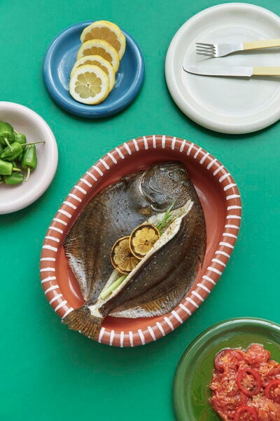 HAY Barro plate, set of 2, 18 cm, off-white | Finnish Design Shop