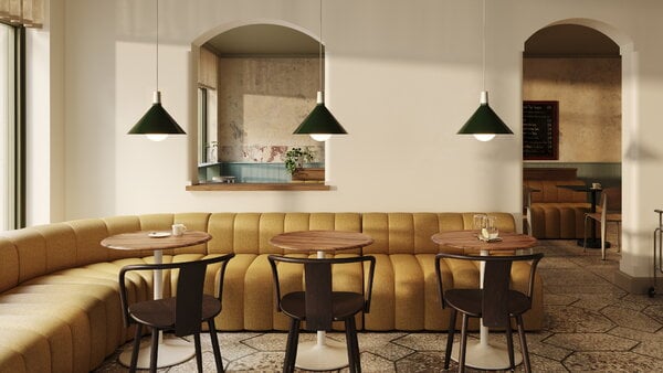 Tala Bower pendant light C360, with Sphere IV bulb, green | Finnish ...