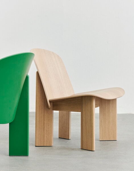 HAY Chisel lounge chair, lacquered oak | Finnish Design Shop