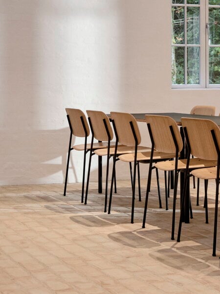 HAY Soft Edge 40 chair, black - lacquered oak | Finnish Design Shop UK