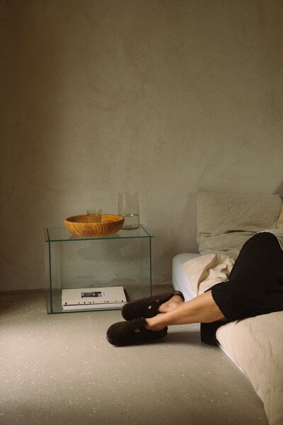 Frama Rivet Box table, clear glass | Finnish Design Shop