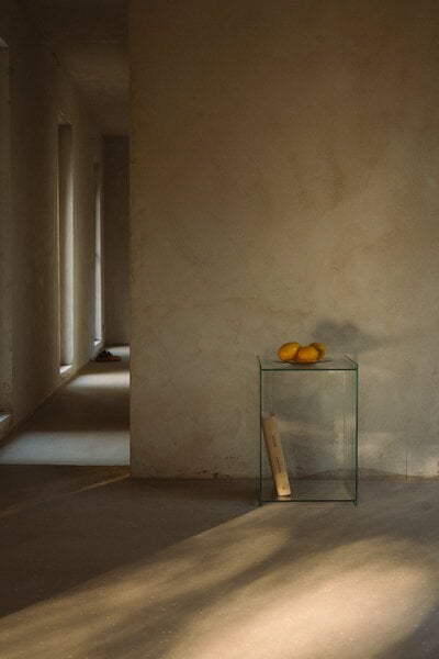 Frama Rivet Box table, clear glass | Finnish Design Shop