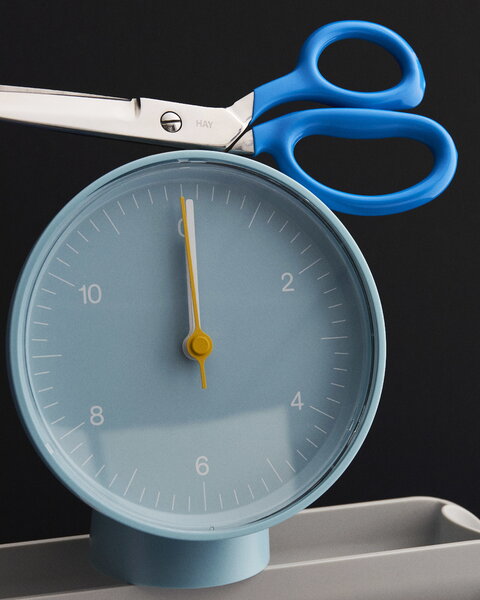 HAY Horloge Table Clock, bleu | Finnish Design Shop