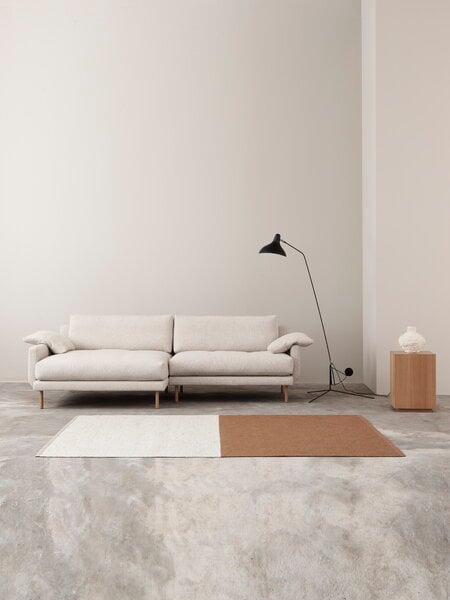 Interface Bebé sofa w/ chaise longue, left, beige Jagger 3 - black ...