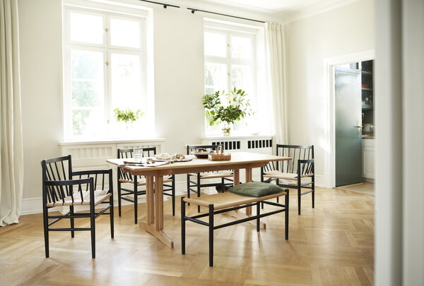 FDB Møbler J81 chair, black beech | Finnish Design Shop