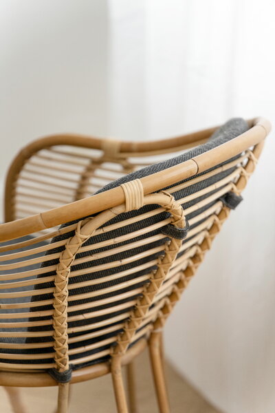 Sika-Design Swing Loungesessel, Naturrattan - Dunkelgrau | Finnish ...