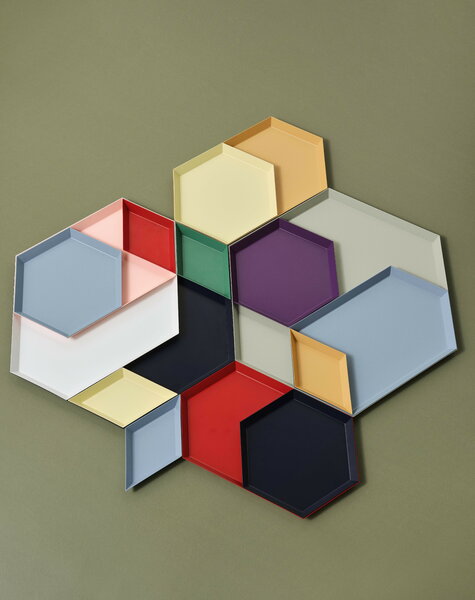 HAY Plateau Kaleido, modèle S, dusty blue | Finnish Design Shop