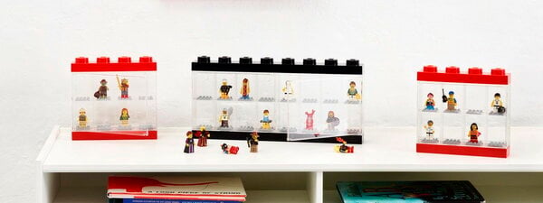 Room Copenhagen Lego Minifigure Display Case 16, black | Finnish Design ...