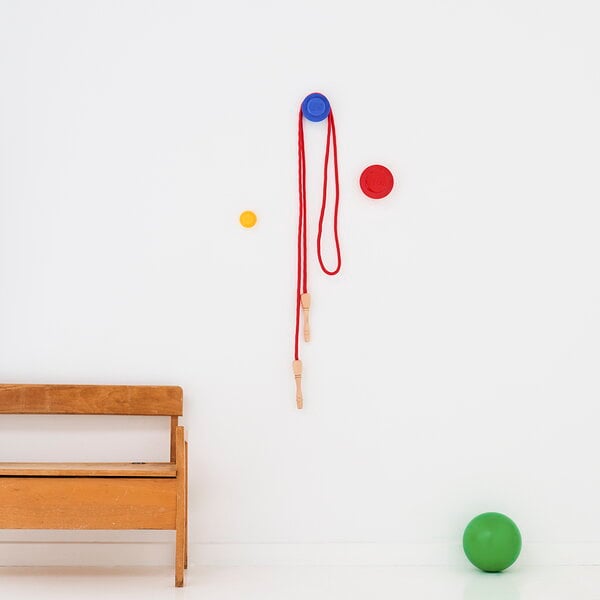 Room Copenhagen Lego Wall Hanger 3 pcs, red-blue-yellow | Finnish ...
