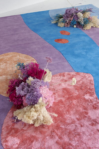 LAYERED Poppykalas Secret Garden rug | Finnish Design Shop