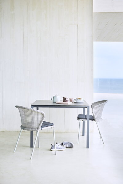 Cane-line Lean chair, white-grey | Finnish Design Shop