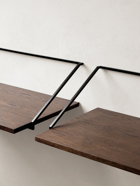 Audo Copenhagen Rail desk, dark stained oak - black | Finnish Design Shop