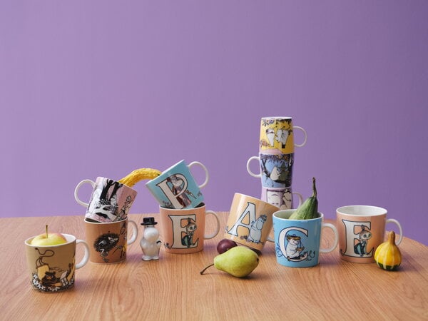 Moomin Arabia Muumi muki, Rakkaus, vaaleanpunainen | Finnish Design Shop