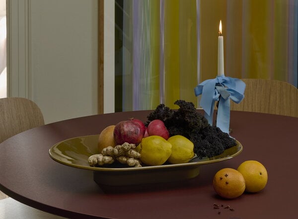 Muuto Mere bowl, 52 x 36 cm, brown green | Finnish Design Shop