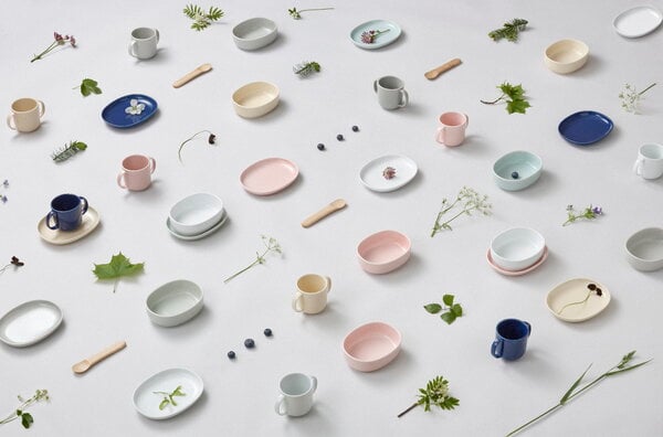 Nuppu Baby tableware, common heather | Finnish Design Shop