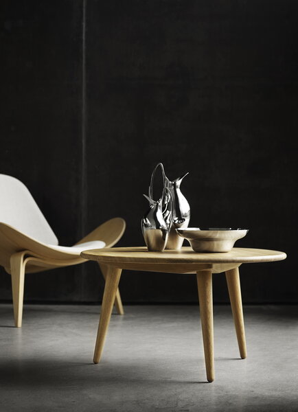Carl Hansen & Søn CH008 coffee table, 78 cm, oiled oak | Finnish Design ...
