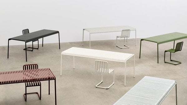 HAY Palissade table, 220 x 90 cm, iron red | Finnish Design Shop NL